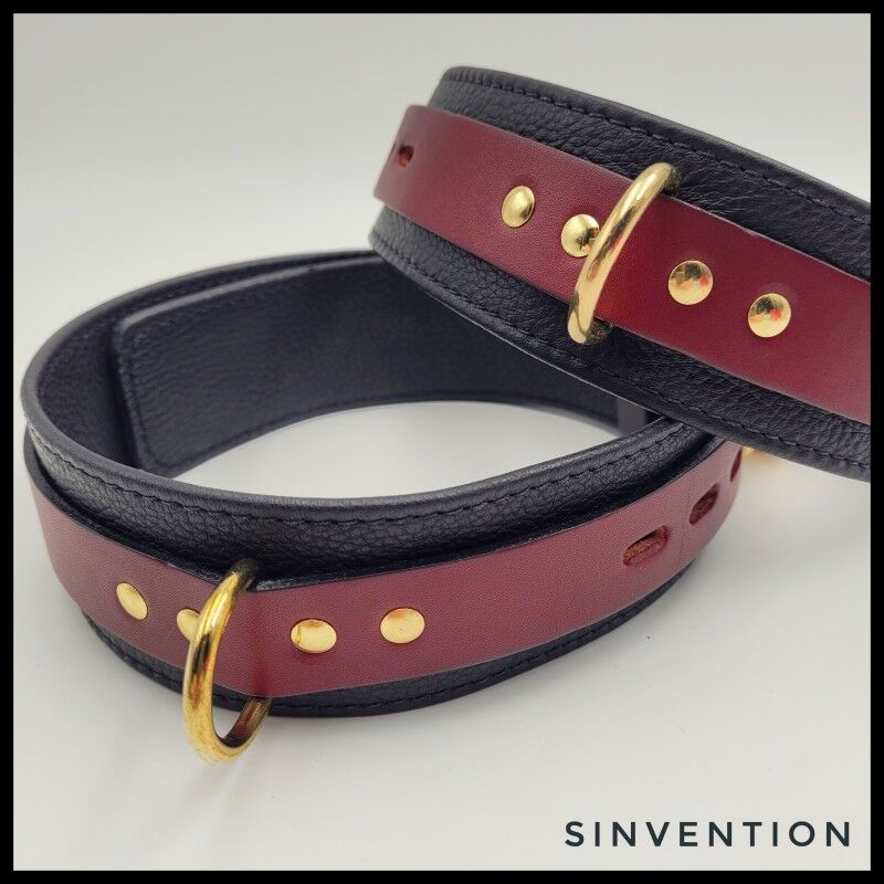 Salvation Series Thigh Cuffs - Cardinal Edition